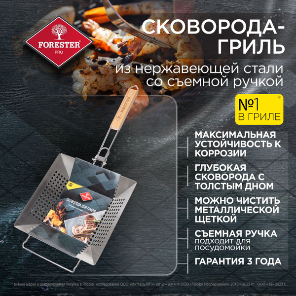 Сковорода-гриль Forester BQ-N14Pro,W - купить по выгодным ценам в ...