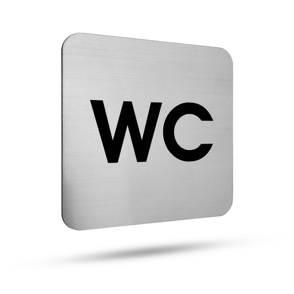 Табличка на дверь информационная туалет Wc 9 5 см 9 5 см купить в