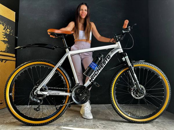 Велосипед горный Richiesto колёса 26" АЛЮМИНИЕВАЯ РАМА 19" Взрослый ...