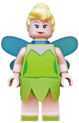 Минифигурка Lego Tinker Bell - Minifigure, Trans-Medium Blue Fairy ...