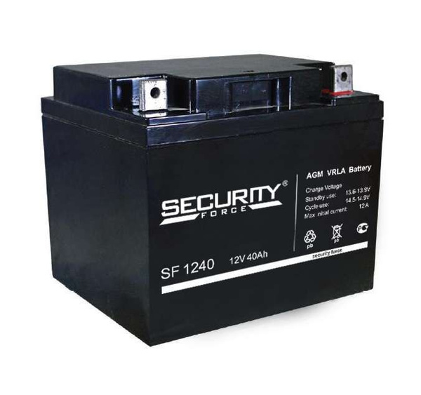 Аккумулятор ОПС 12В 40А.ч Security Force SF 1240 - купить с доставкой ...