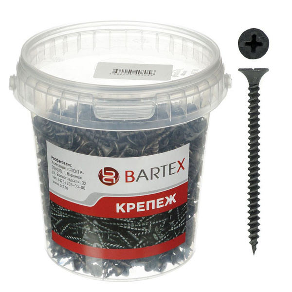 Bartex Набор саморезов - купить с доставкой по выгодным ценам в интернет-магазине OZON (1554891990)