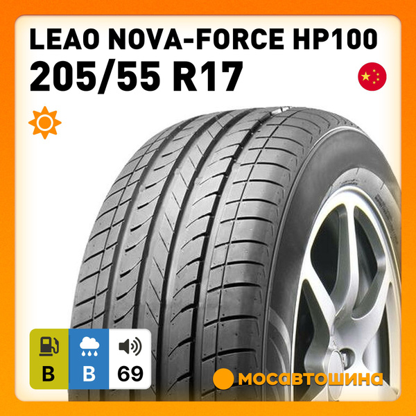 Шины для легковых автомобилей Leao 205/55 17 Лето Нешипованные - купить в интернет-магазине OZON ...