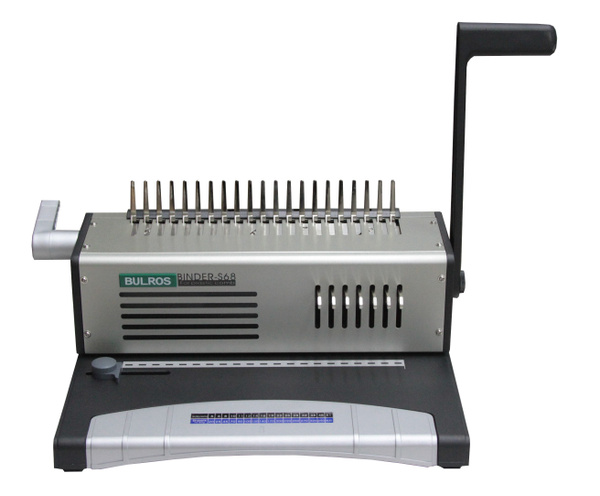 Брошюратор BULROS S68, 20 листов, брошюровщик, переплетная машина, переплетчик на пластиковую ...
