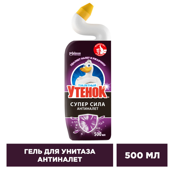 Туалетный Утенок Чистящее средство для унитаза Антиналет, 500 мл ...