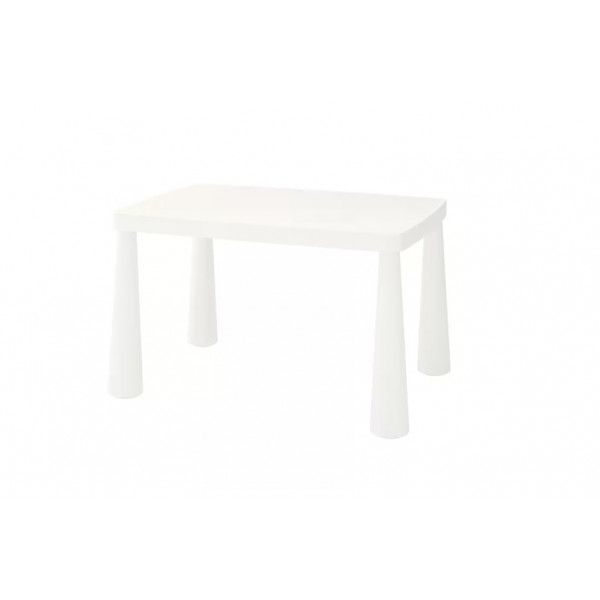 IKEA MAMMUT (ИКЕА МАММУТ) Стол белый, 77x55х48 см - купить с доставкой ...