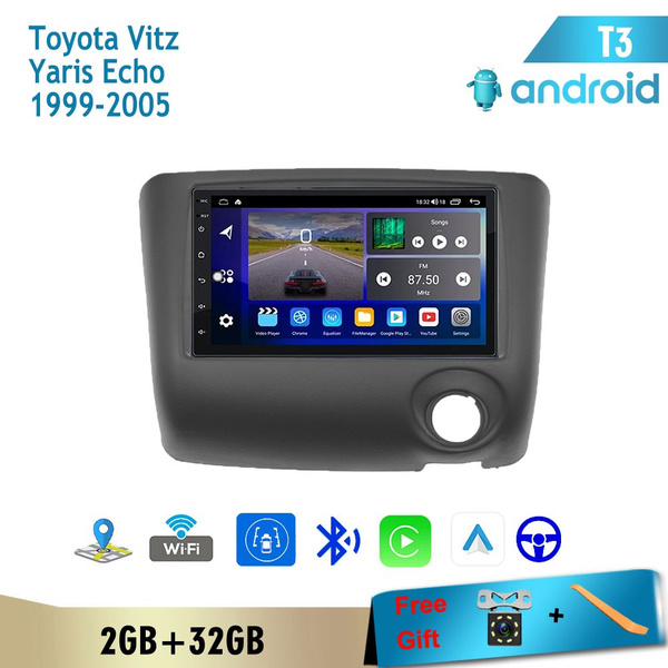 Автомагнитола 2 дин Андроид,2+32Гб,Эхо тойоты витц ярис/Toyota Vitz Yaris Echo 1999-2005,Android ...