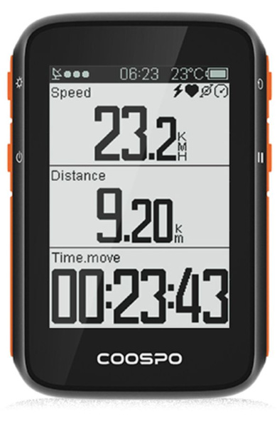 Велокомпьютер CooSpo BC200 GPS, BLE5.0, ANT+, 2,4", IPX7, BC200 ...