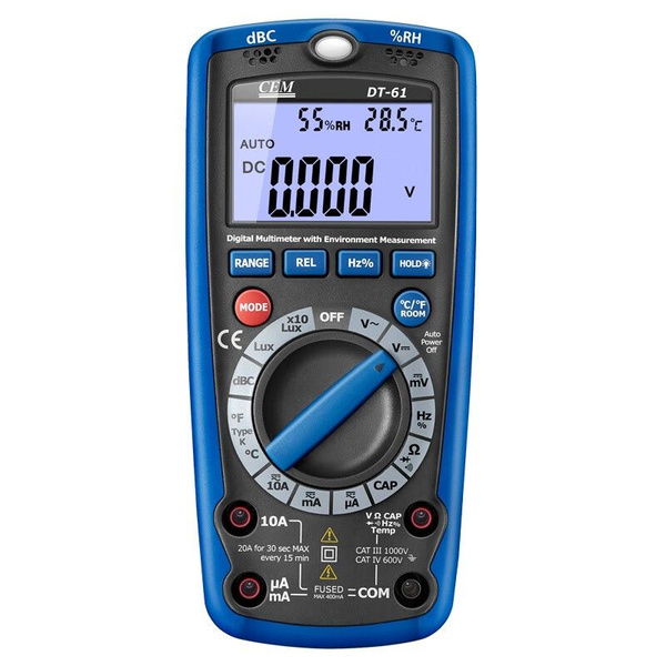 CEM DT-61 Мультиметр универсальный цифровой купить по выгодной цене с доставкой по Москве и всей ...