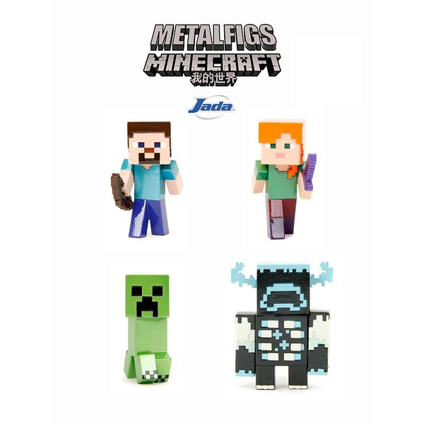 Игрушка фигурка Jada Toys Minecraft Nano Metalfigs ,4 шт. в комплекте ...