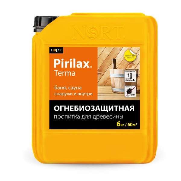 Пропитка для дерева, Пирилакс Терма (Pirilax Terma), 6 кг ...