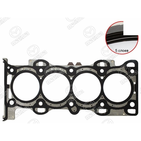 IPSAIP_L3K9-10-271C Прокладка ГБЦ 2.3 MPS L3-VDT,L3KG MAZDA3 06-,MAZDA6 ...