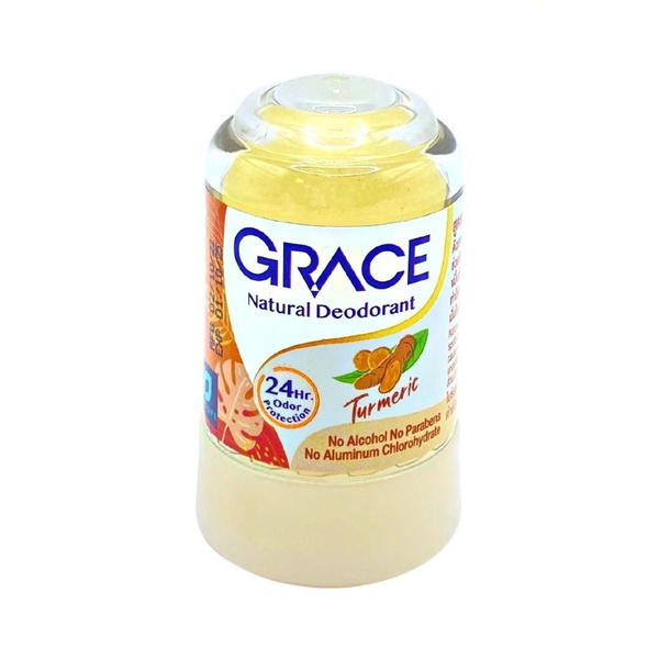 TURMERIC Crystal Deodorant, Grace (КУРКУМА кристальный алунитовый ...