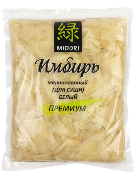 Имбирь Midori маринованный белый, 1 кг - купить с доставкой по выгодным ...