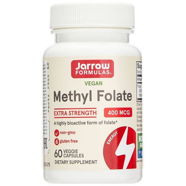 Витамины Methyl Folate 400 mcg Jarrow Formulas, 60 вег. капс. - купить ...