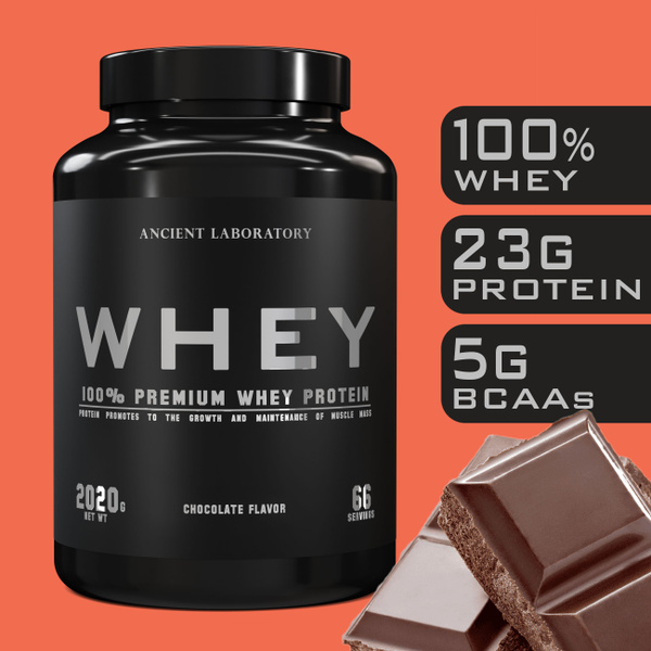 Протеин сывороточный концентрат + изолят, 100% Premium Whey 2020 гр, 66 ...