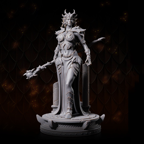 Игровая миниатюра Темная Королева Драконов Dark Queen Dragon Medora ...