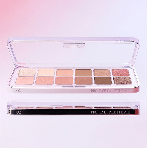 CLIO Палетка теней для век 12 цветов Pro Eye Palette Air №2 Rose ...