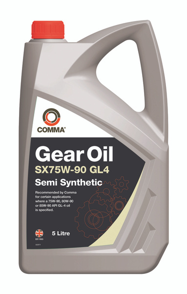 Трансмиссионное масло COMMA 75W90 Gear Oil SX GL-4 5л ...