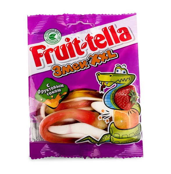 Мармелад Fruit-tella Жевательный Змеи XXL 70 г - в заказе 1 шт.товара! купить на OZON по низкой ...