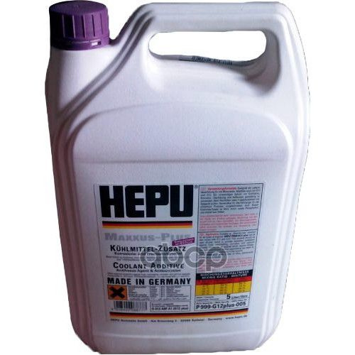 Антифриз Hepu Hepu Coolant G12 Концентрат Фиолетовый 5 Л P999-G12plus-005 купить по выгодной ...