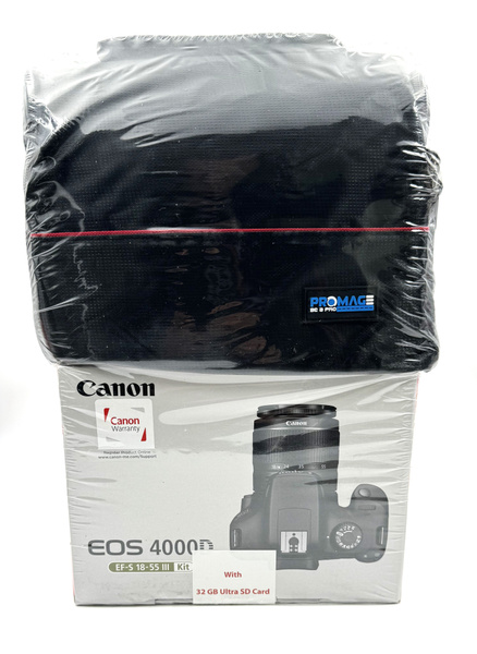 Зеркальный фотоаппарат Canon EOS 4000D KIT 18-55MM F/3.5-5.6 DC III ...