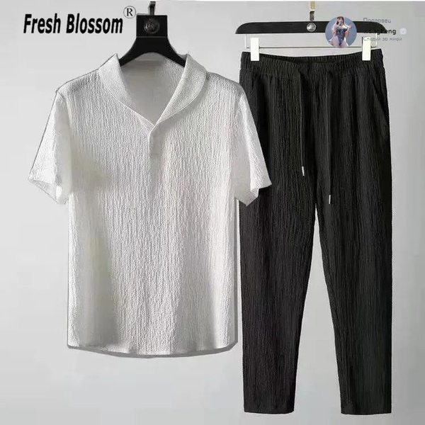 Комплект одежды Мужской Fresh Blossom Повседневный серый меланж, размер ...