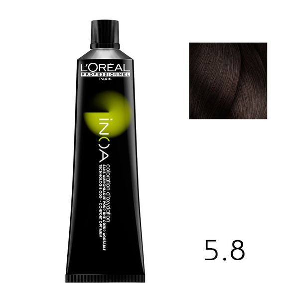 Mivis Professionnel Inoa 5.8 60GRM V150, Краска для волос Inoa 5.8 60 ...