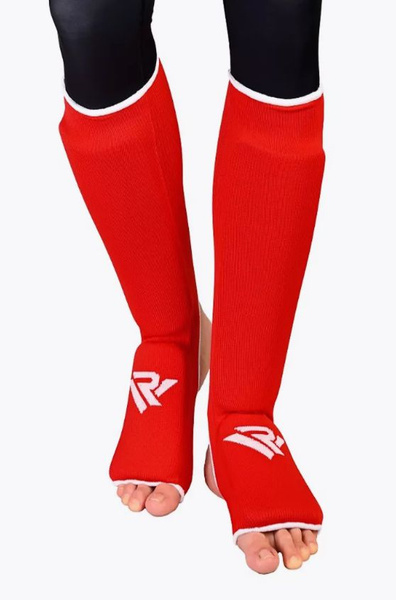 Защита голеностопа Reyvel RV формованная экипировка и защита (красный) S щитки купить на OZON по ...