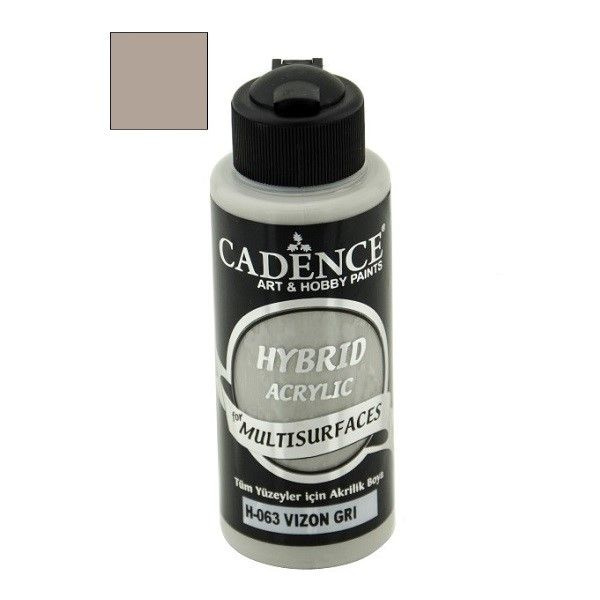 Акриловая краска Cadence Hybrid Acrylic Paint, 120 ml. Mink Gray H-063 ...