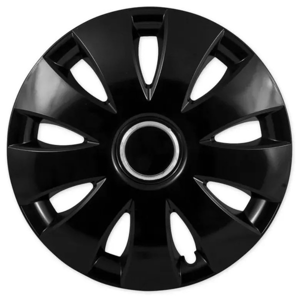 Колпаки колесные R-15 АУРА РИНГ ЧЕРНЫЙ (4 шт) Джестик 15-073-RING-CZ ...