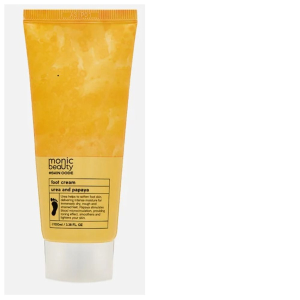 monic beauty Крем для ног Skin Code, Мочевина и папайя 100мл - купить с ...