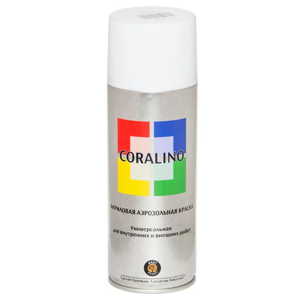 Аэрозольная краска Coralino 355004473, Акриловая, Глянцевое покрытие ...
