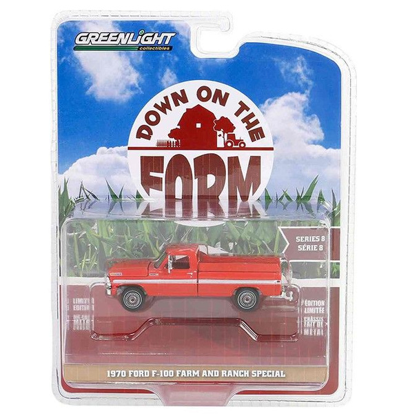 Коллекционная модель автомобиля Greenlight FORD F-100 Farm and Ranch ...