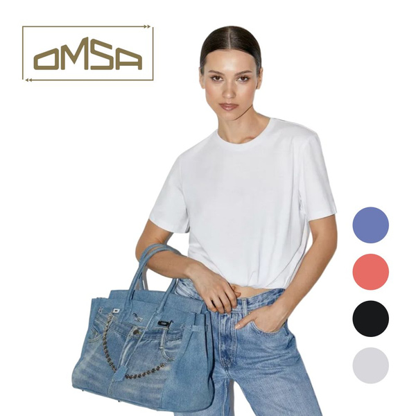 Футболка Omsa, размер 46, цвет белый, 100% хлопок - купить по выгодной цене в интернет-магазине ...