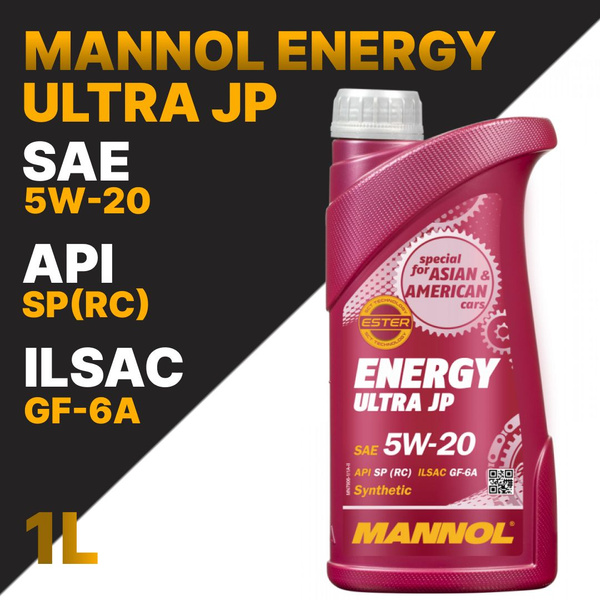 Масло моторное MANNOL 5W-20 Синтетическое 1 л 7906 купить c доставкой ...