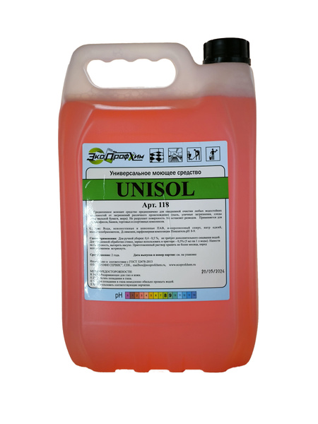 UNISOL Универсальное моющее средство, 5л Арт.118-5 - купить с доставкой ...
