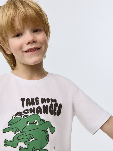 Футболка SELA, размер 110, цвет белый, 100% Хлопок - купить по выгодной цене в интернет-магазине ...