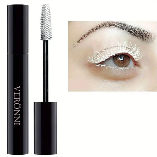 Make-Up Тушь для ресниц цветная, стойкая, водостойкая, синяя, белая ...