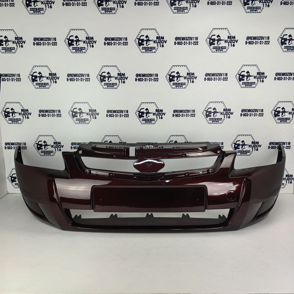 Бампер передний Лада Приора 2, Портвейн 192 - купить с доставкой по ...