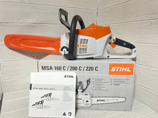 Характеристики Аккумуляторная цепная пила STIHL МSA 160 C-B ОРИГИНАЛ ...