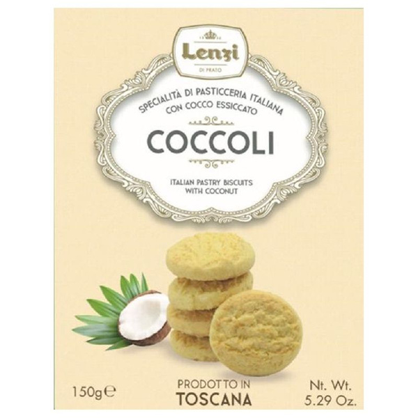 Печенье LENZI Coccoli сдобное Кокос 150г (Италия) купить на OZON по ...