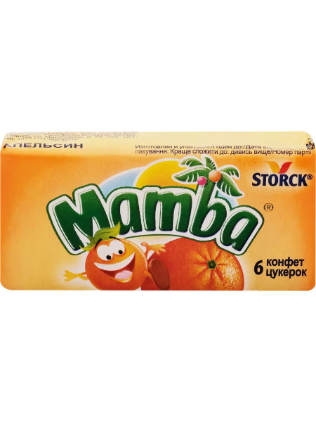 Конфеты жевательные MAMBA, 26,5г - купить с доставкой по выгодным ценам в интернет-магазине OZON ...