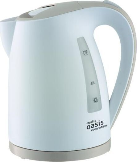 Купить электрический чайник Oasis K-3PWI, Пластик по низкой цене: отзывы, фото, характеристики в ...