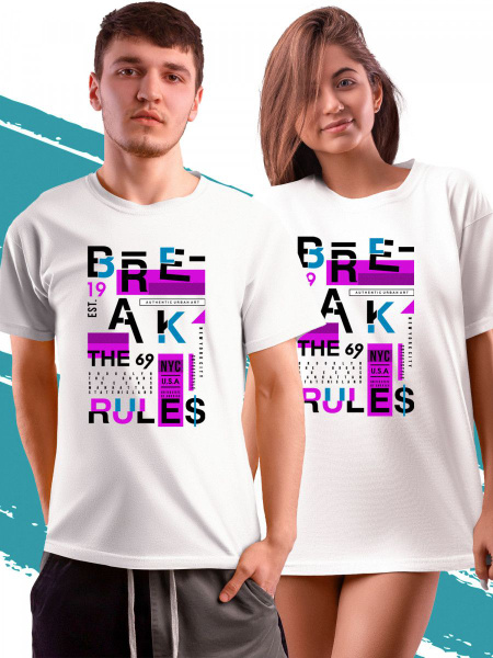 Футболка PhilShop-D, размер 64, цвет белый, 100 % хлопок - купить по выгодной цене в интернет ...