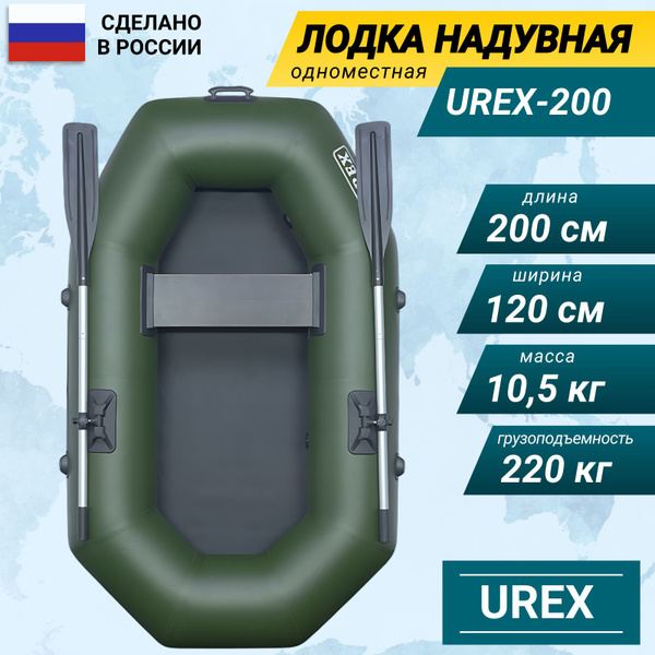 Лодка ПВХ надувная для рыбалки 200 см - купить по выгодной цене в ...