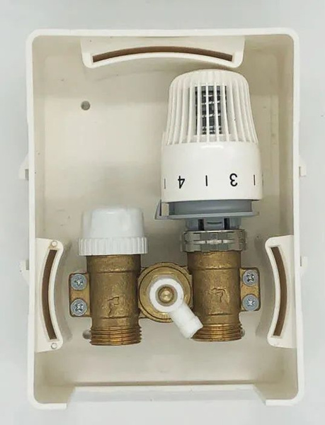 Регулировочный короб TIM - ZEISSLER UNIBOX TCB-С-RTL01 с ограничителем температуры обратного ...