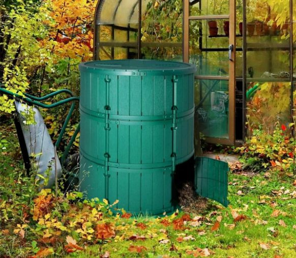 Компостер с крышкой и дном 800л - купить с доставкой по выгодным ценам ...