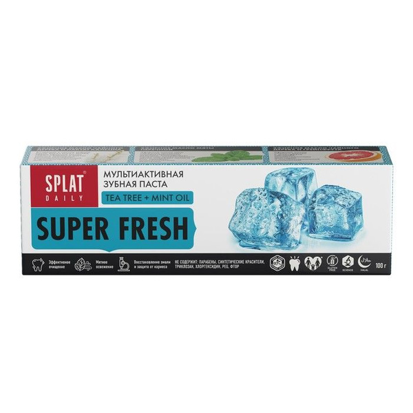 Splat Зубная паста Daily Super Fresh суперсвежесть, 100 г купить на ...
