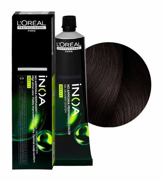 Краска INOA L'oreal Professional 5.15 Светлый шатен пепельно-красный 60 ...